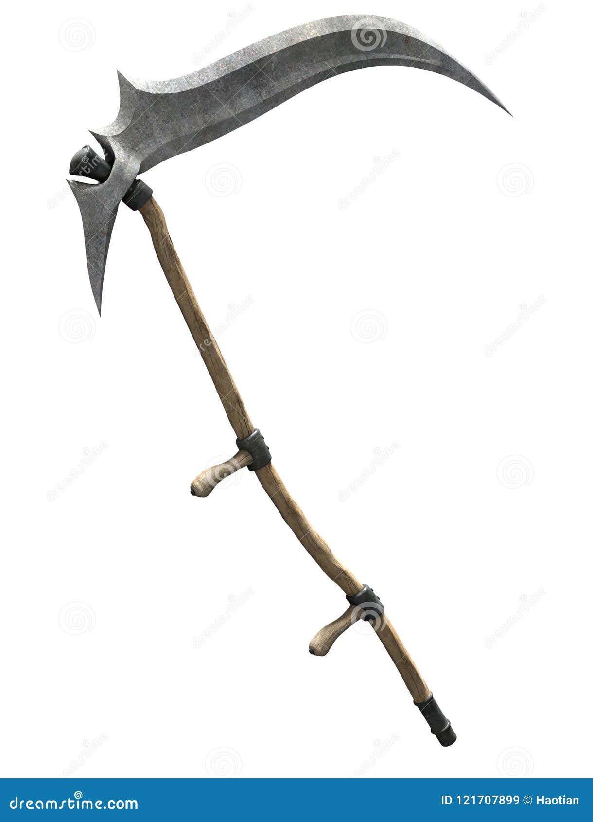 Arma Temível Da Foice Do ` S Da Morte Grande Ilustração Stock ...