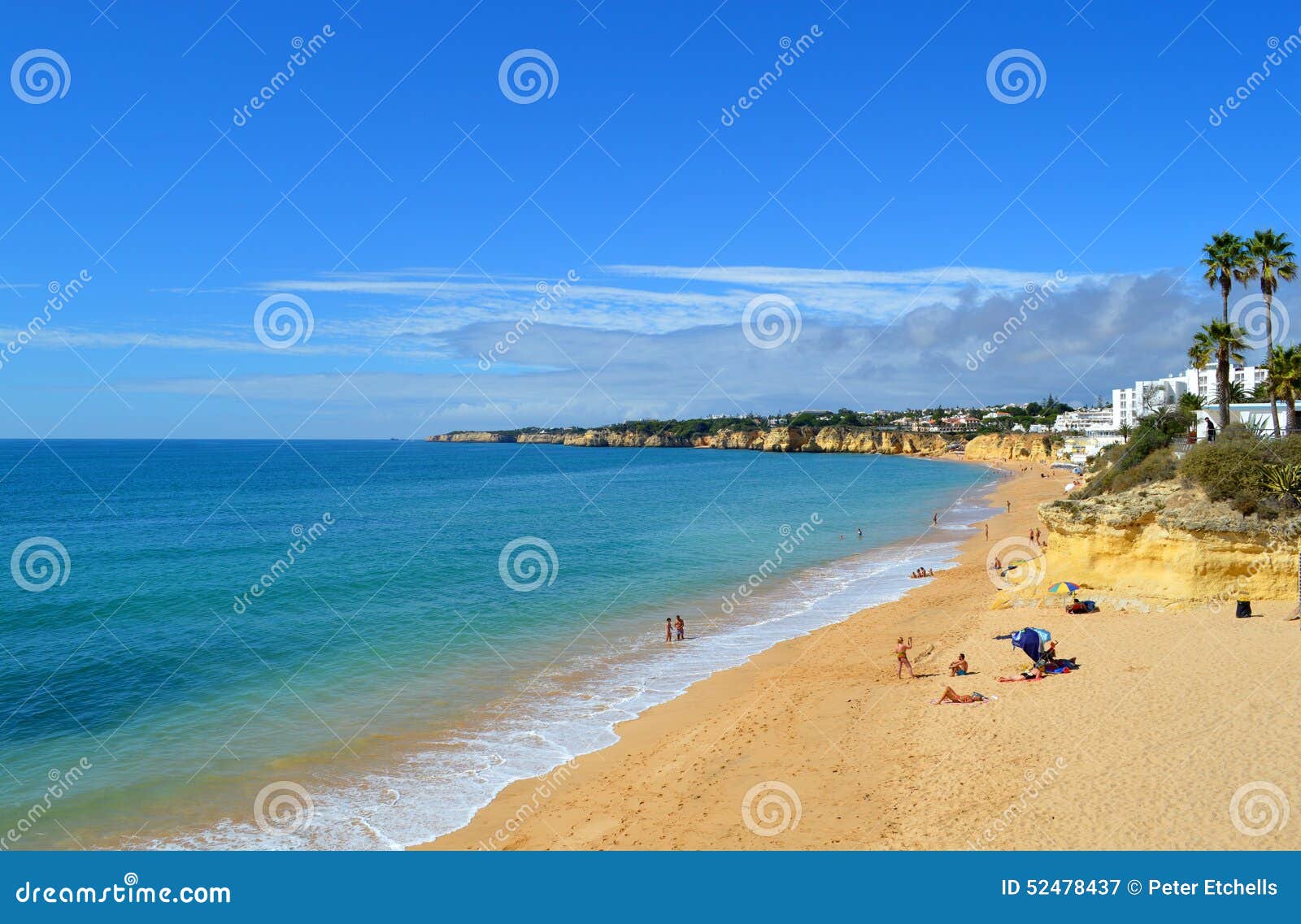 Armacao De Pera Beach on the Algarve Editorial Photography - Image of ...
