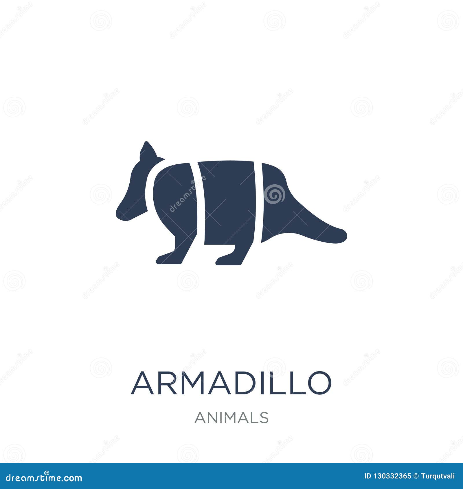 Armadillo Icon. Trendy Armadillo Logo Concept On White Background From ...