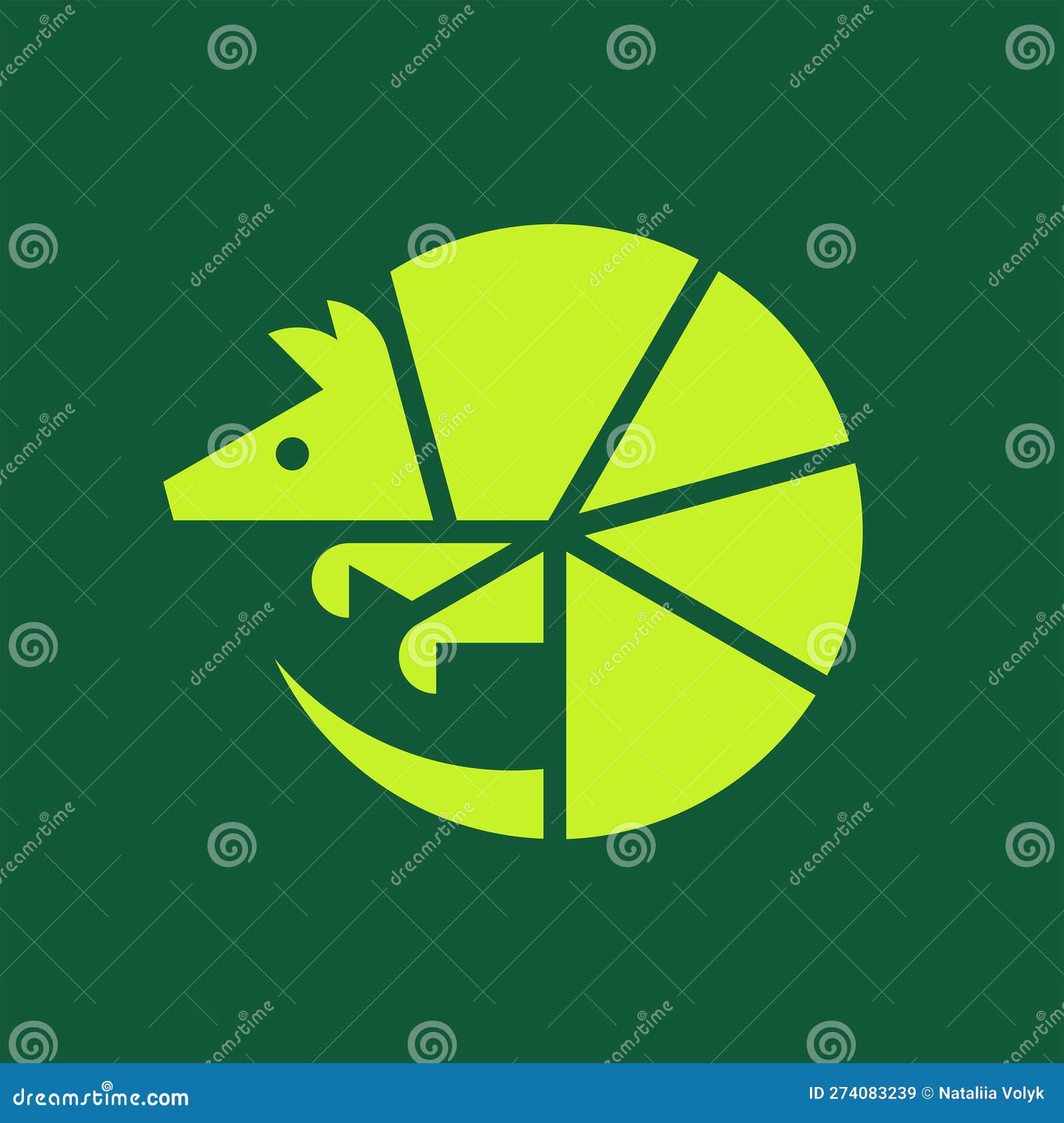 Armadillo Logo stock vector. Illustration of drawing - 274083239