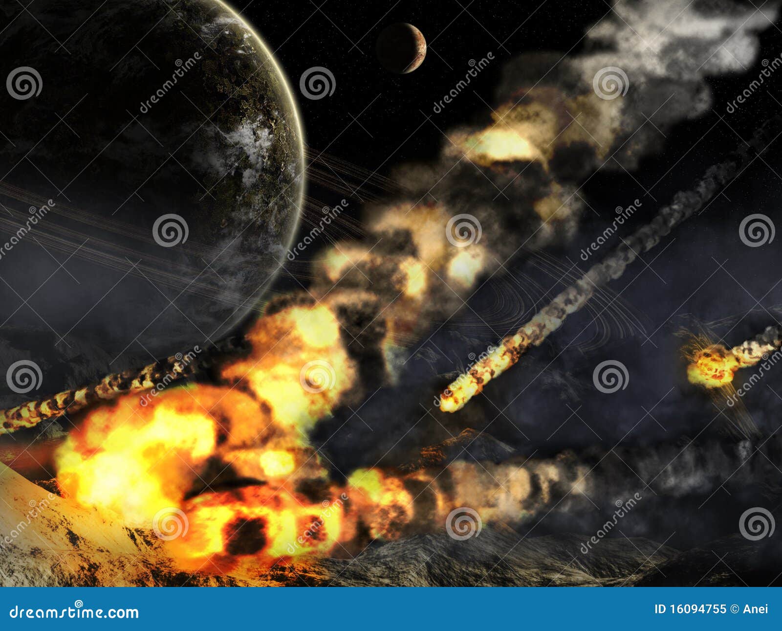 Armageddon stock illustration. Illustration of finish - 16094755