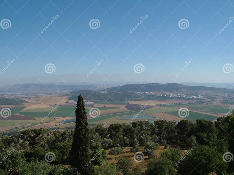 Armageddon Valley israel stock image. Image of plants - 94777413