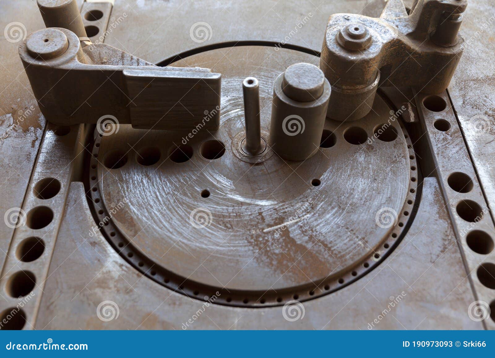 Armature Iron Bending Machine Stock Image - Image of industrial ...