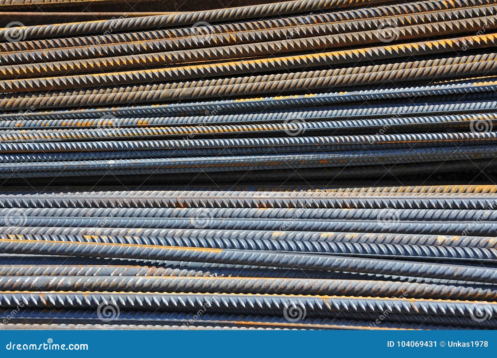 Armature Rod for Reinforcing Stock Image - Image of metallurgical ...