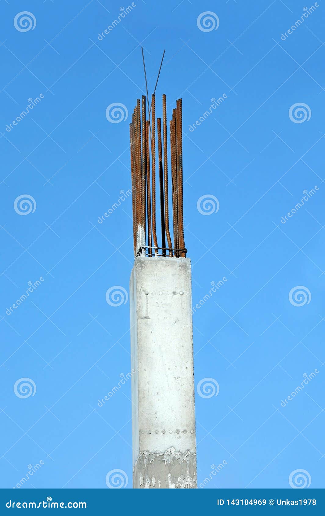 Armature, Reinforcing Steel For Concrete. Various Shapes. Stock Image ...