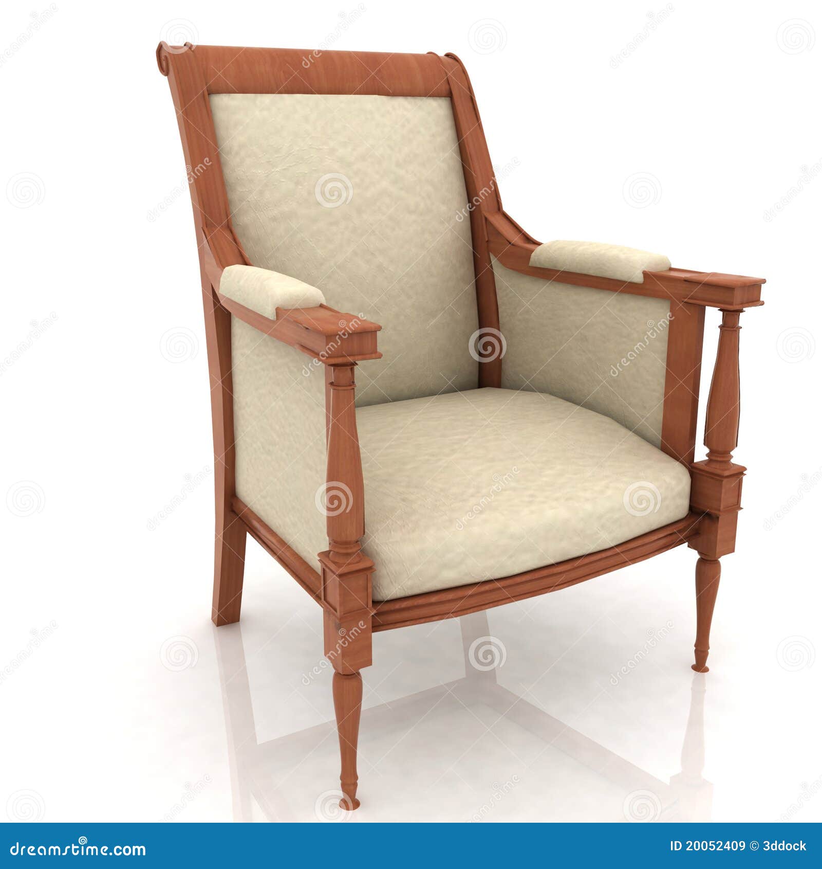 Armchair stock illustration. Illustration of living, fabric - 20052409