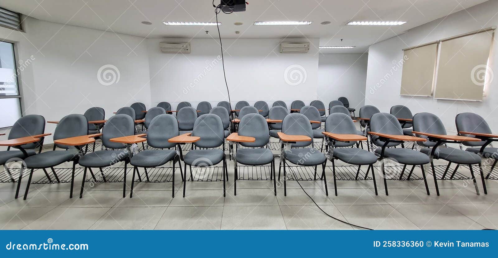 Armchair in the Classroom for Students in Campus Buildings for Teaching ...