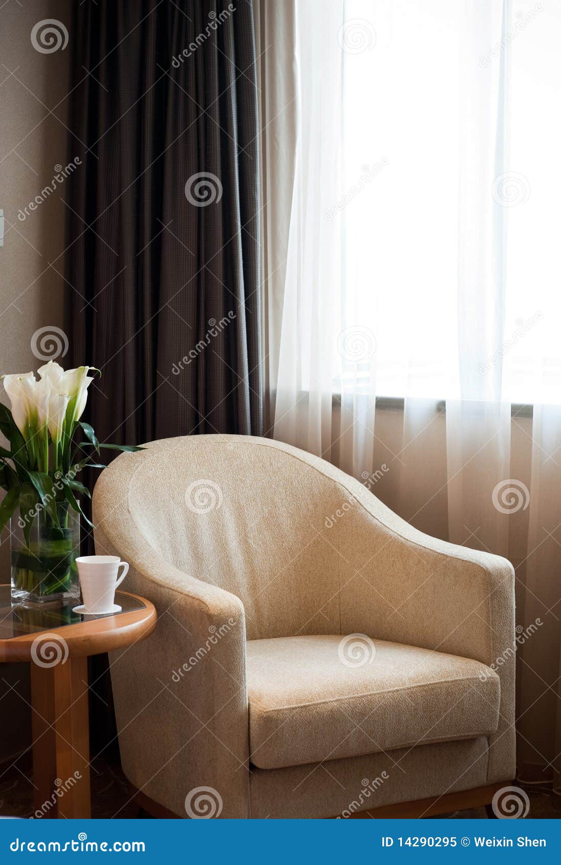 Armchair in the Room for Rest Stock Image - Image of sofa, dark: 14290295