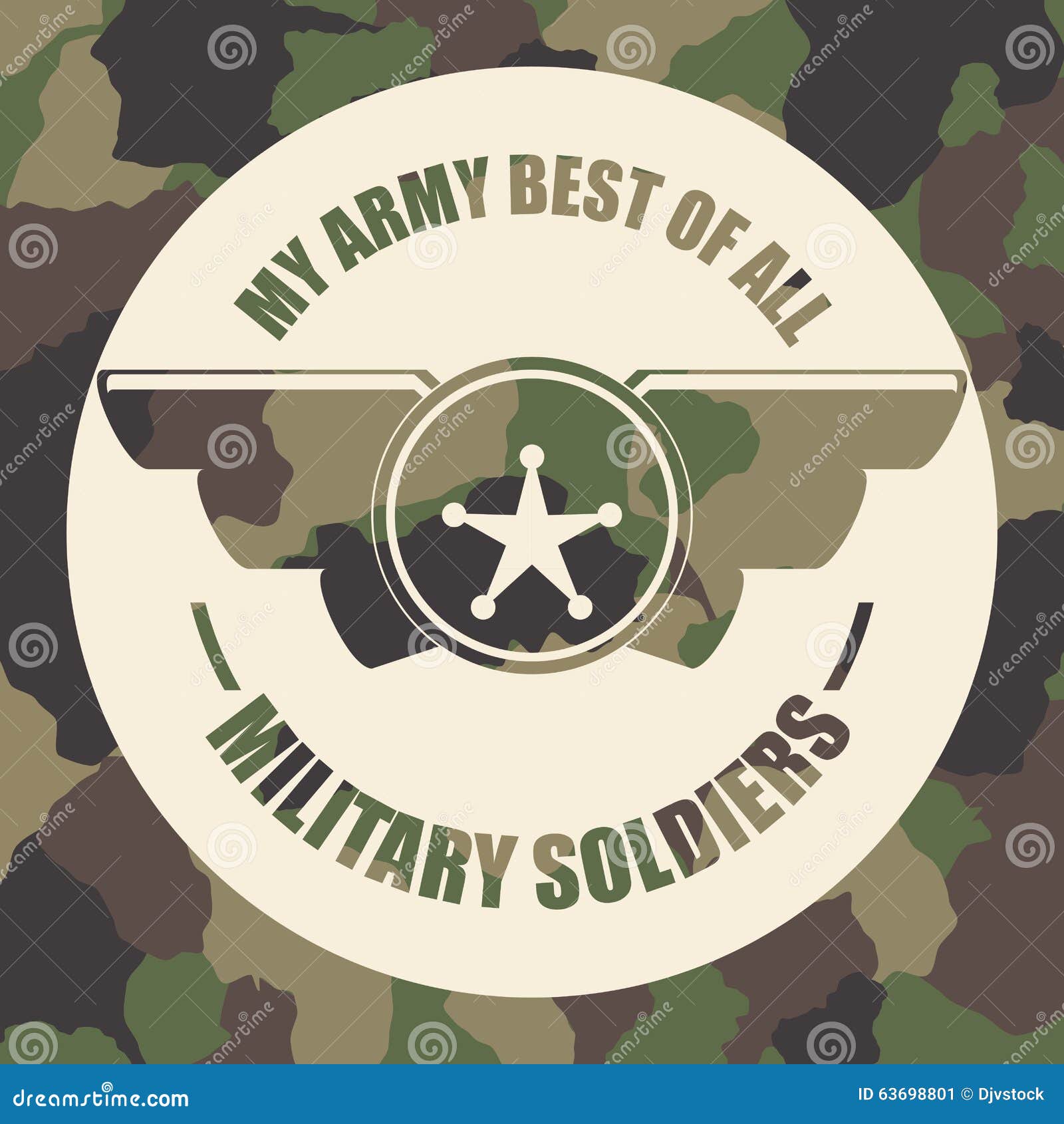 Armed forces design stock vector. Illustration of patriotic - 63698801