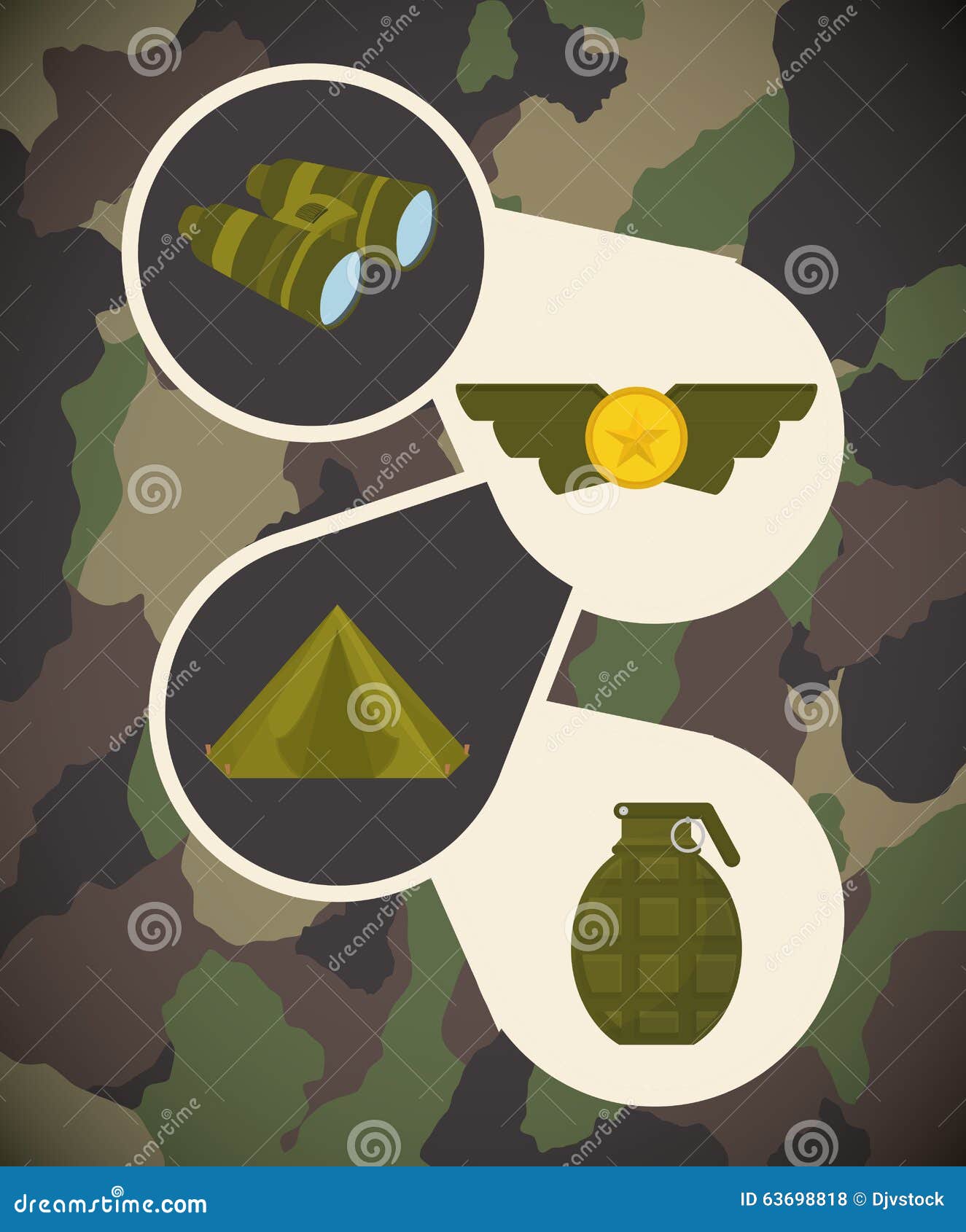 Armed forces design stock vector. Illustration of service - 63698818