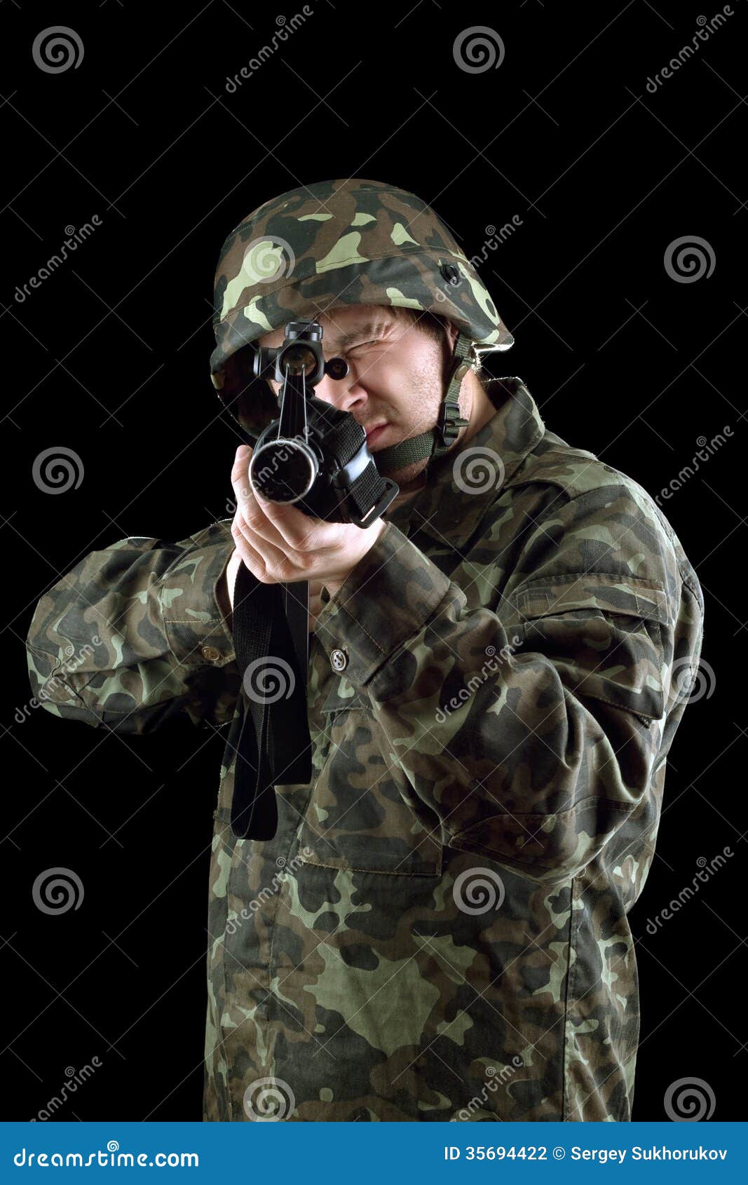 Armed man pointing a gun stock photo. Image of brave - 35694422