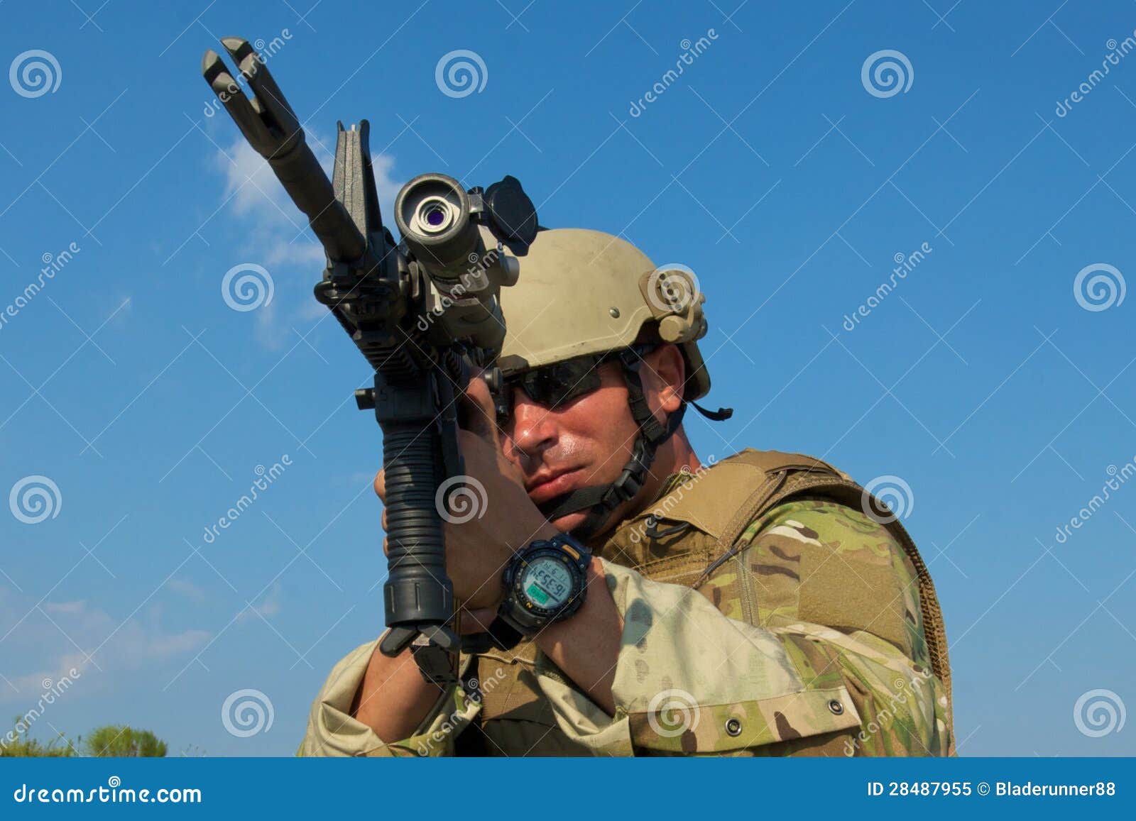 Armed military checkpoint editorial image. Image of combat - 28487955