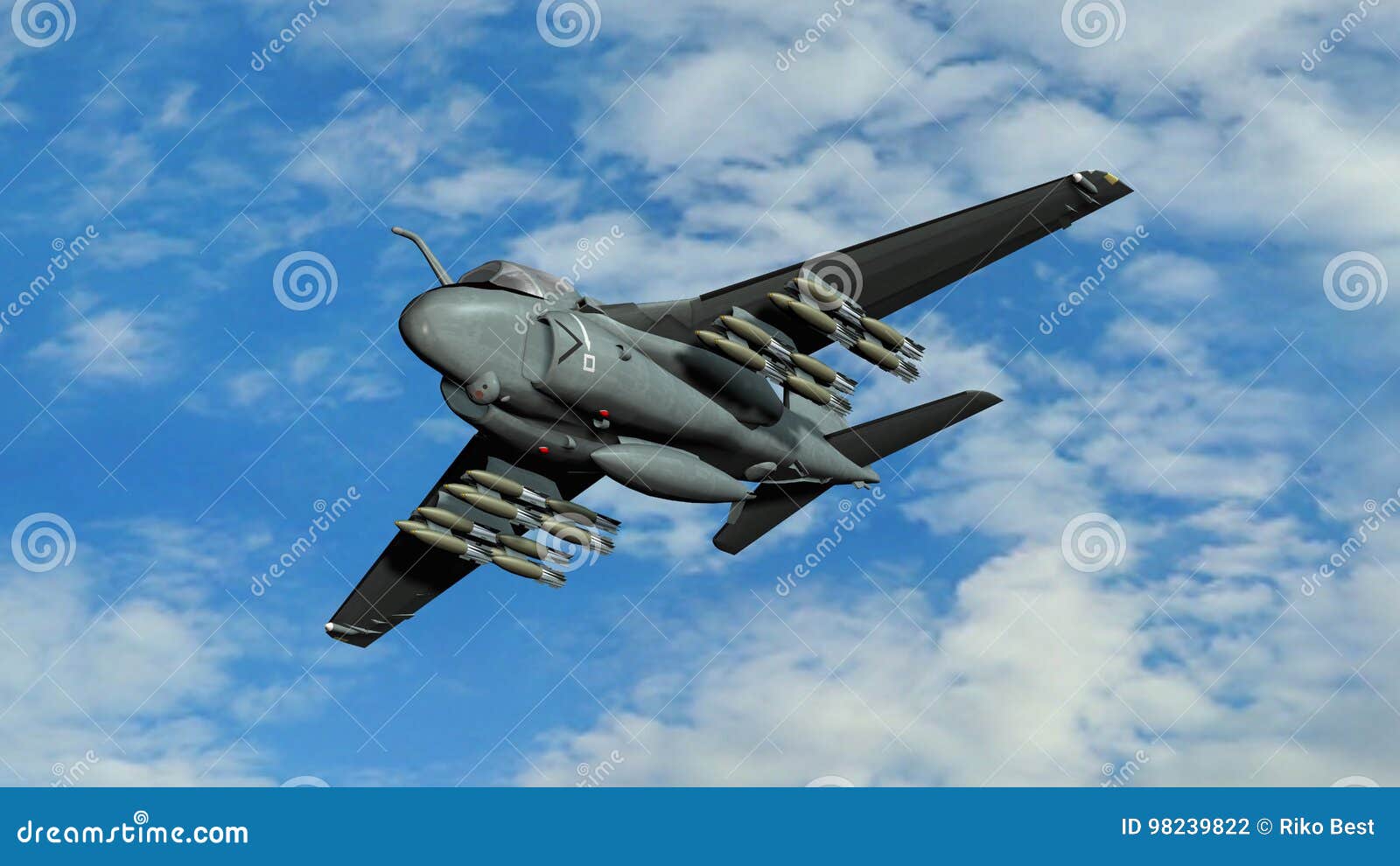 Armed Military Fighter Jet in Flight Stock Photo - Image of airshow ...