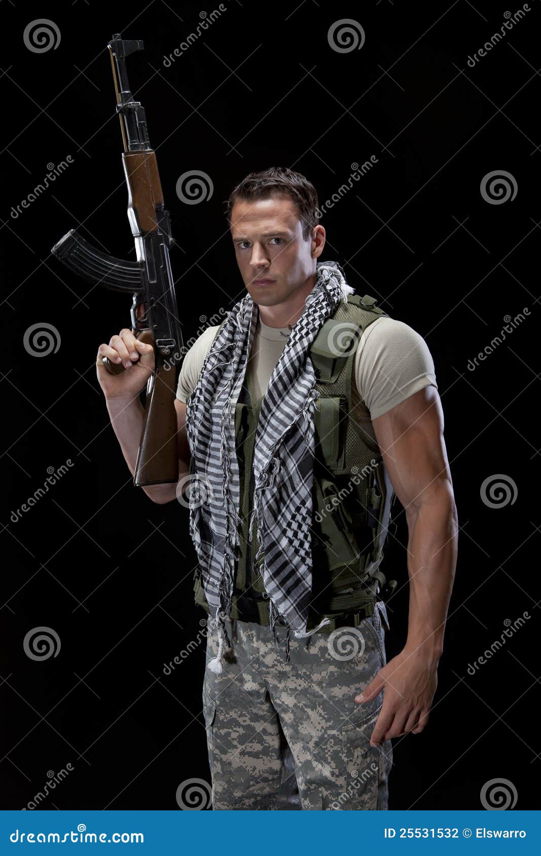 Armed Military Male stock photo. Image of forces, fight - 25531532
