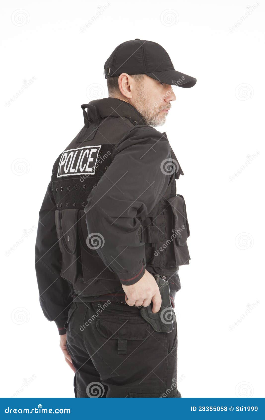 The Armed Person With The Gun. Royalty-Free Stock Image | CartoonDealer ...