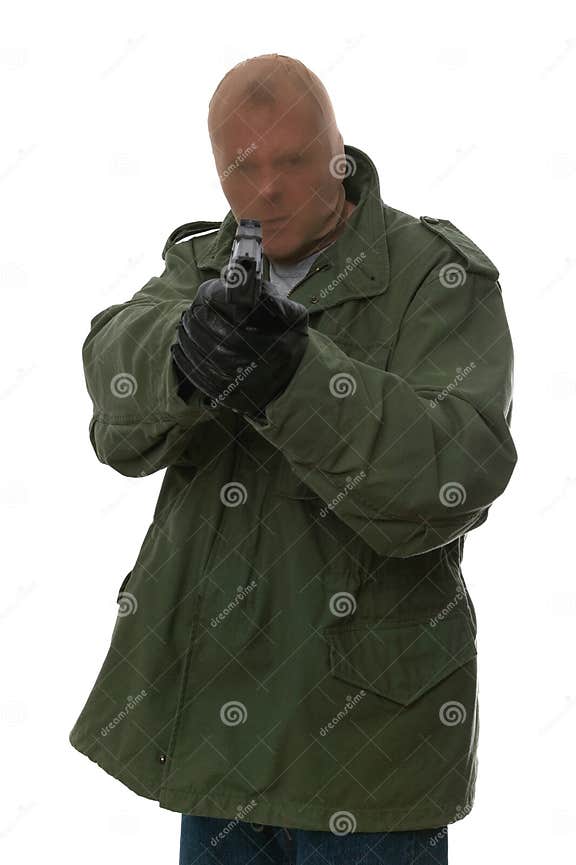 Armed robber stock image. Image of glove, illegal, evil - 3132241