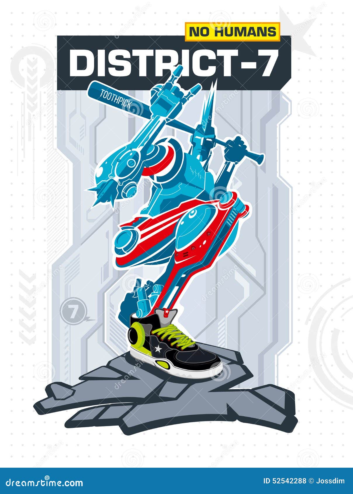 A Robot Armed With A Machine Gun. Game Animated Character. Game Sprite ...