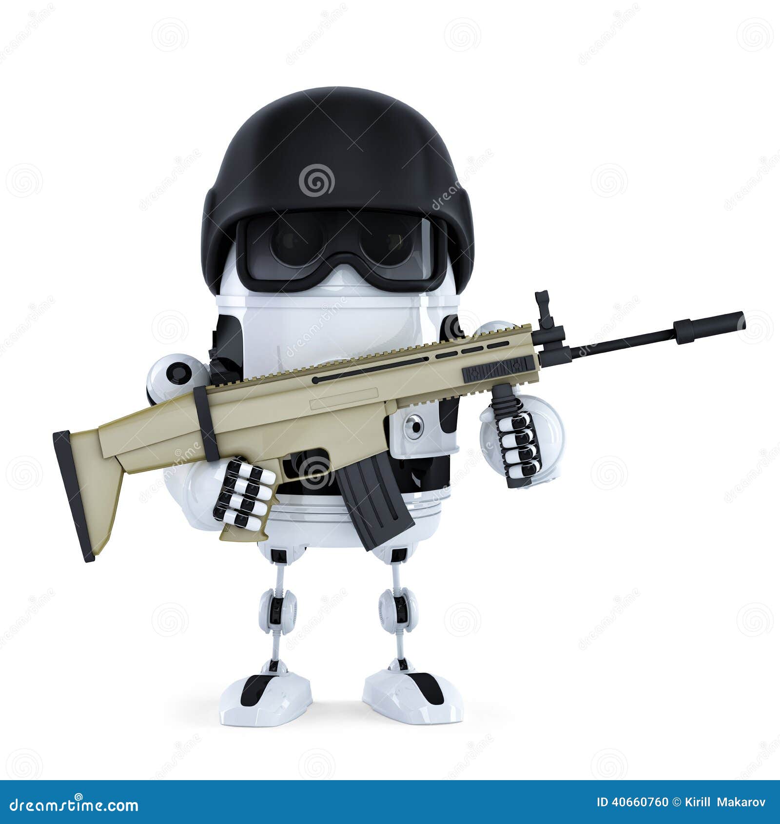 Armed Security Guard Sign Stock Illustration | CartoonDealer.com #3188149