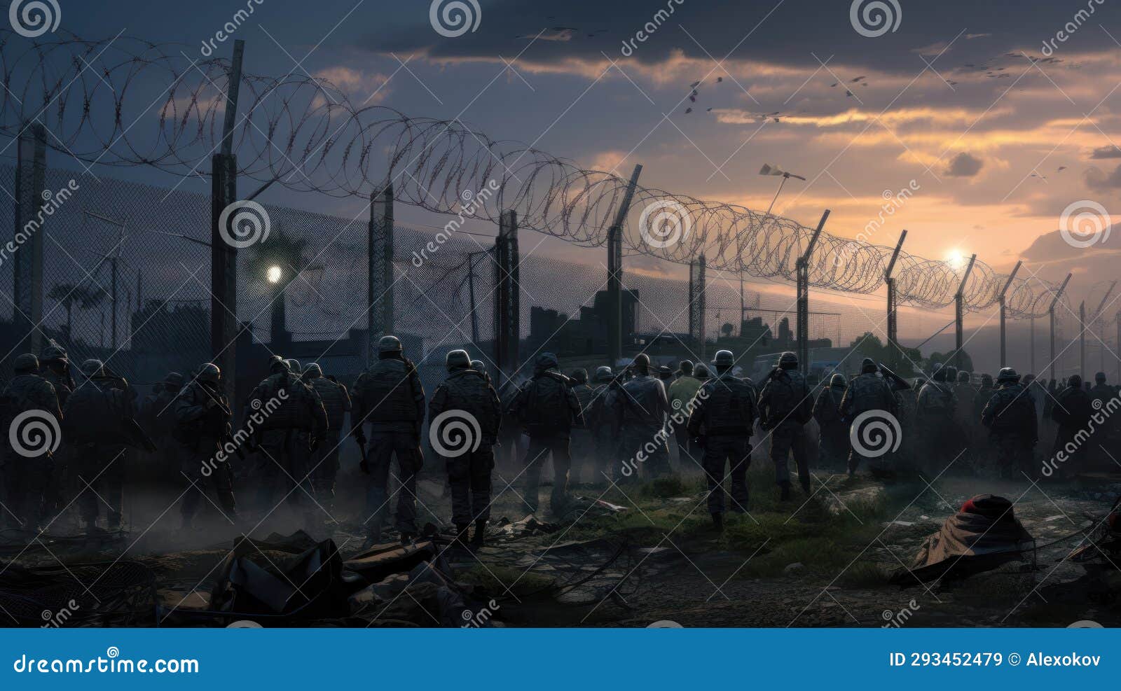 Armed Security Guard Sign Stock Illustration | CartoonDealer.com #3188149