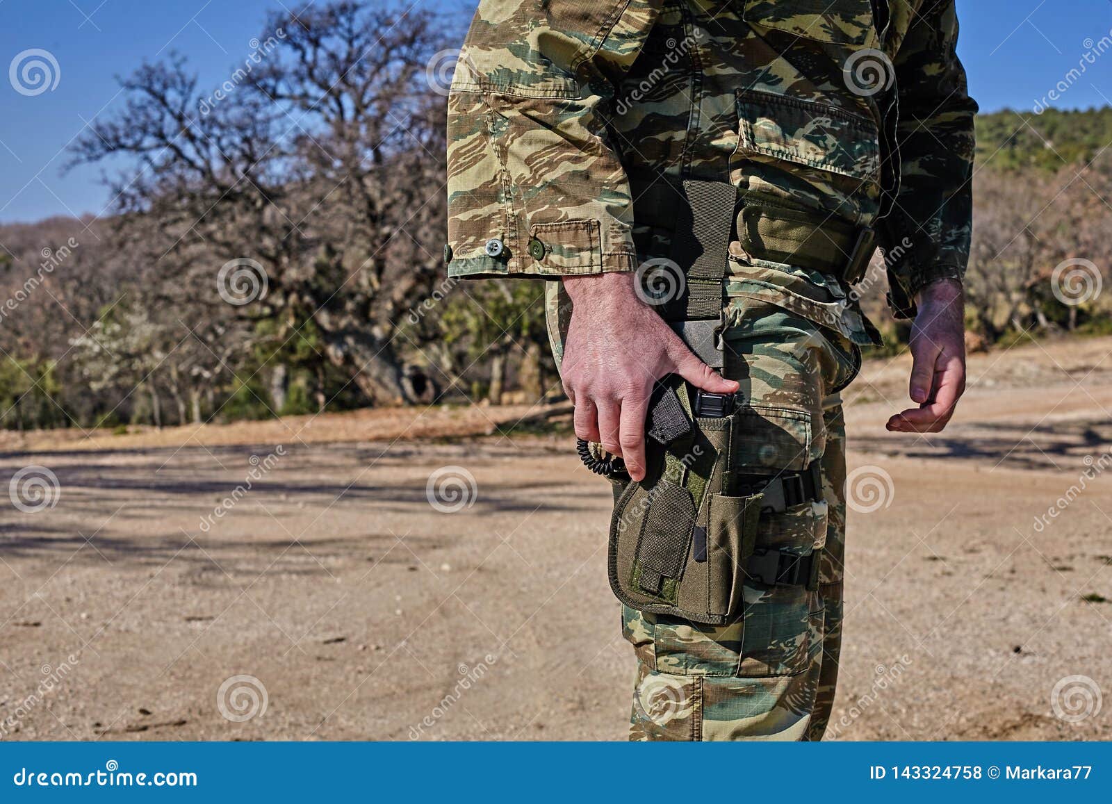 Armed Soldier Get Ready for Battle. Military Concept Stock Photo ...