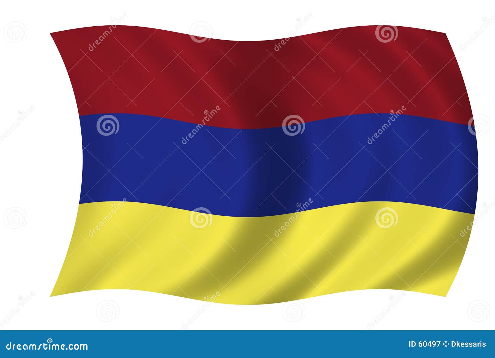 Armeense vlag stock illustratie. Illustration of streep - 60497
