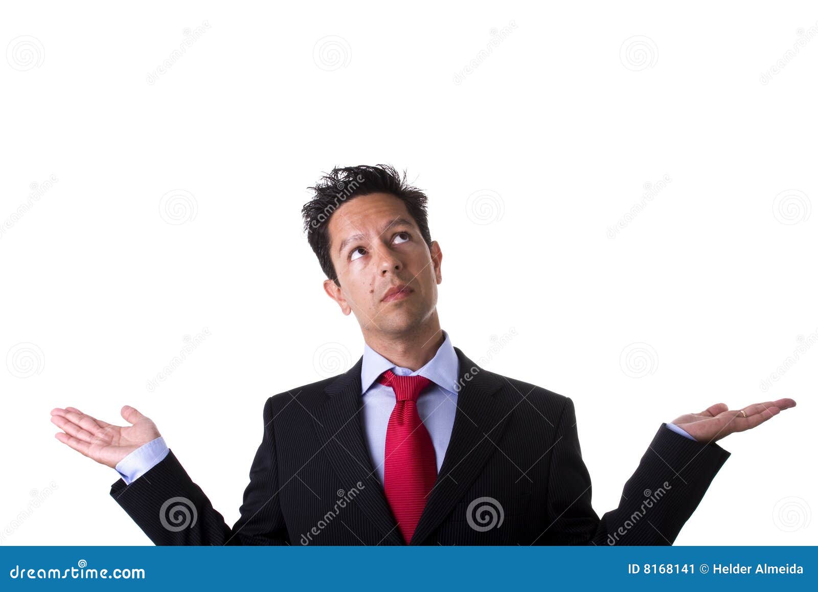 Armen Omhoog En Open Handen Stock Afbeelding - Image of pensief ...