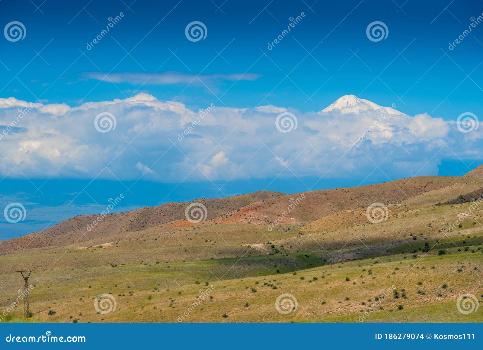 Armenia Landscape - View of Mount Ararat Stock Photo - Image of travel ...