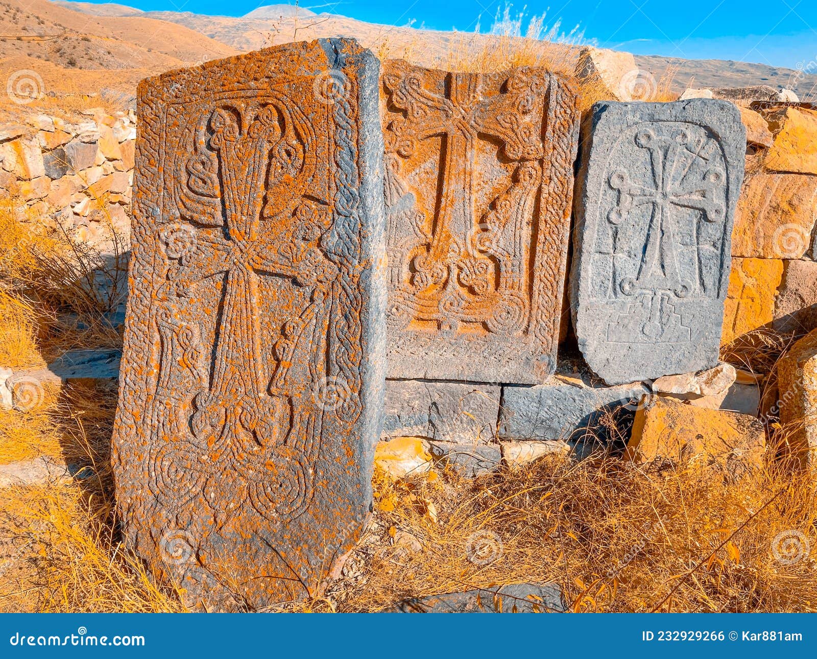 Armenian Khachkar Christian Armenian Style Royalty-Free Stock Photo ...