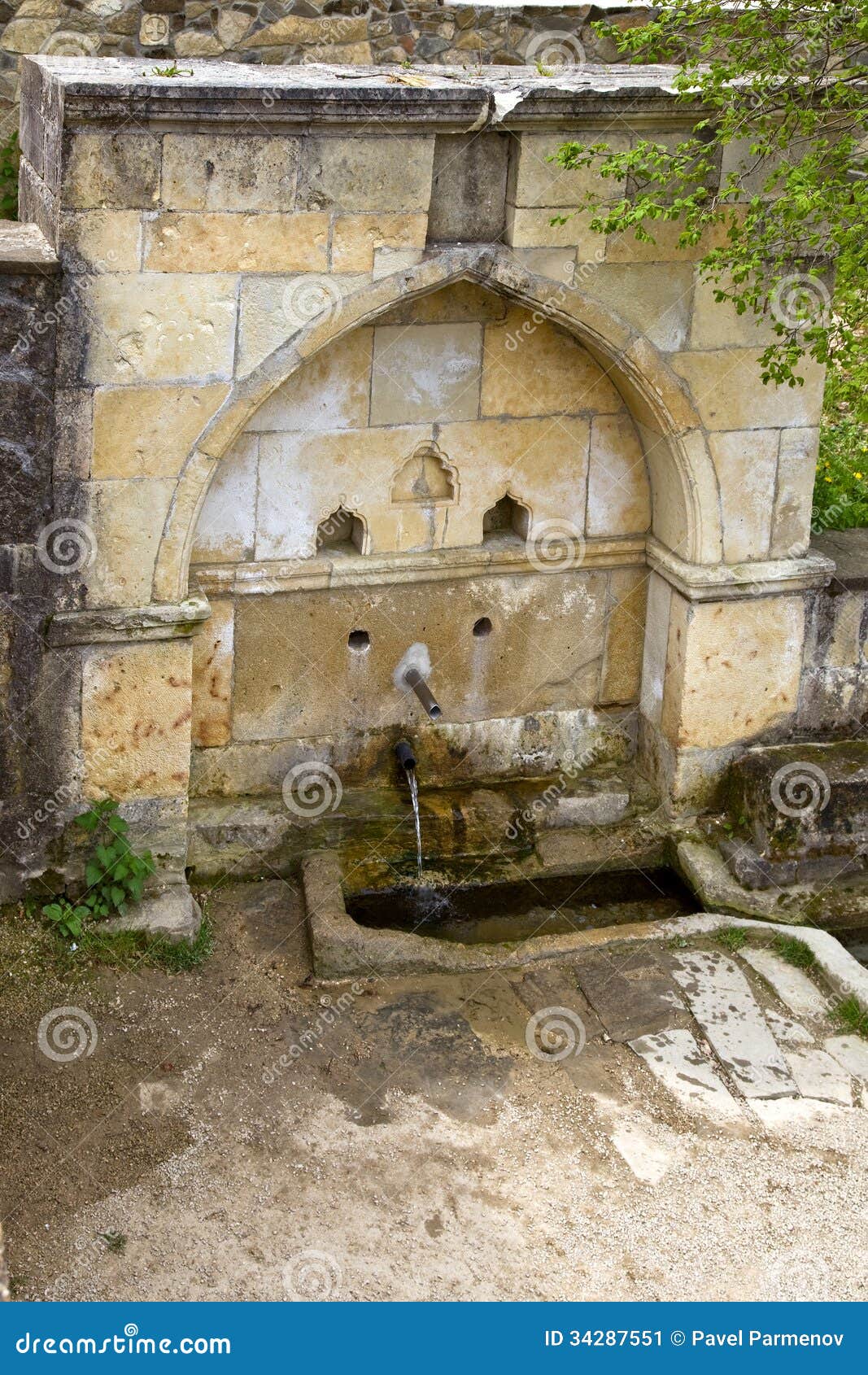 Armenian Monastery. Saint Water Stock Image - Image of sightseers ...
