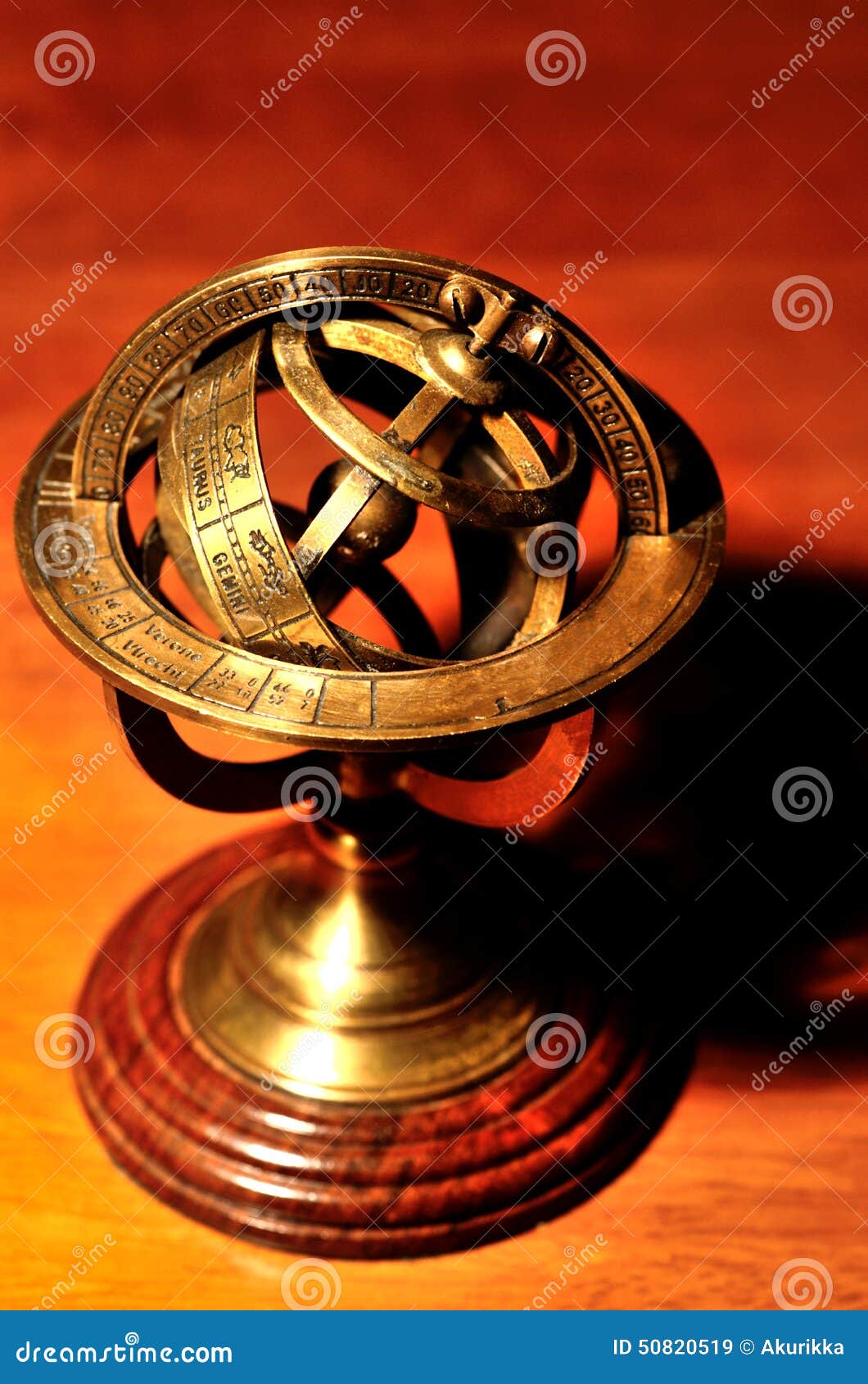 Armillary Sphere stock image. Image of ecliptic, instrument - 50820519