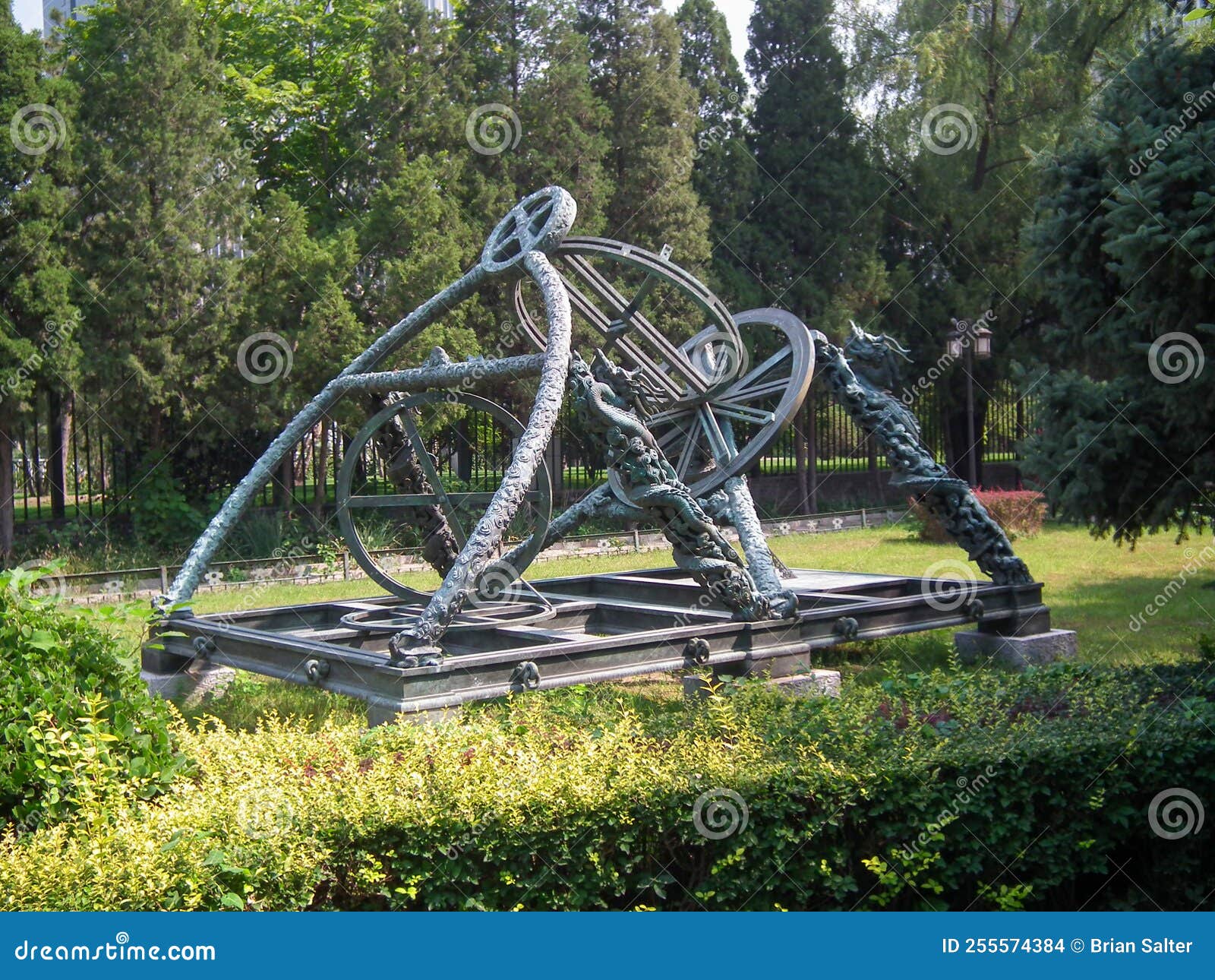 An Armillary Sphere on Show at Beijing S Ancient Observatory Editorial ...