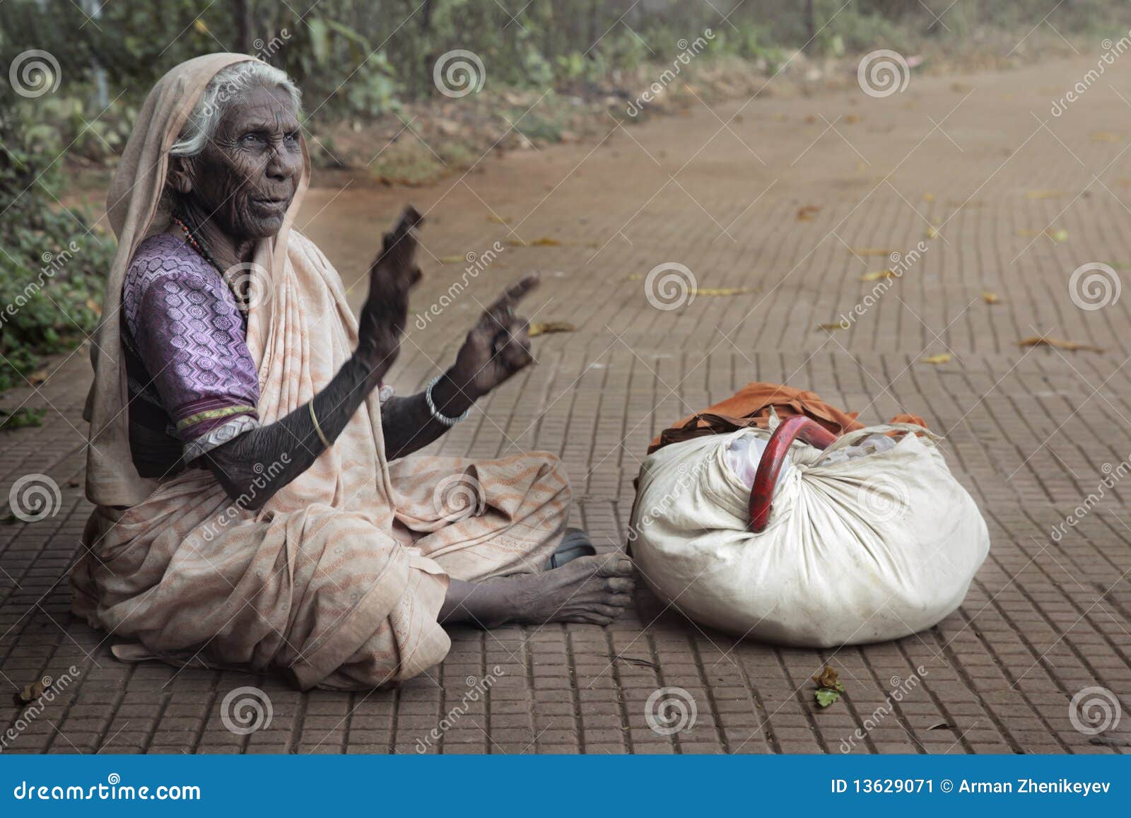 Armoede stock afbeelding. Image of kruit, grootmoeder - 13629071