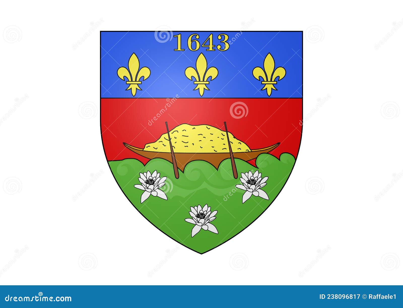 Armoiries de guyane illustration stock. Illustration of logo - 238096817