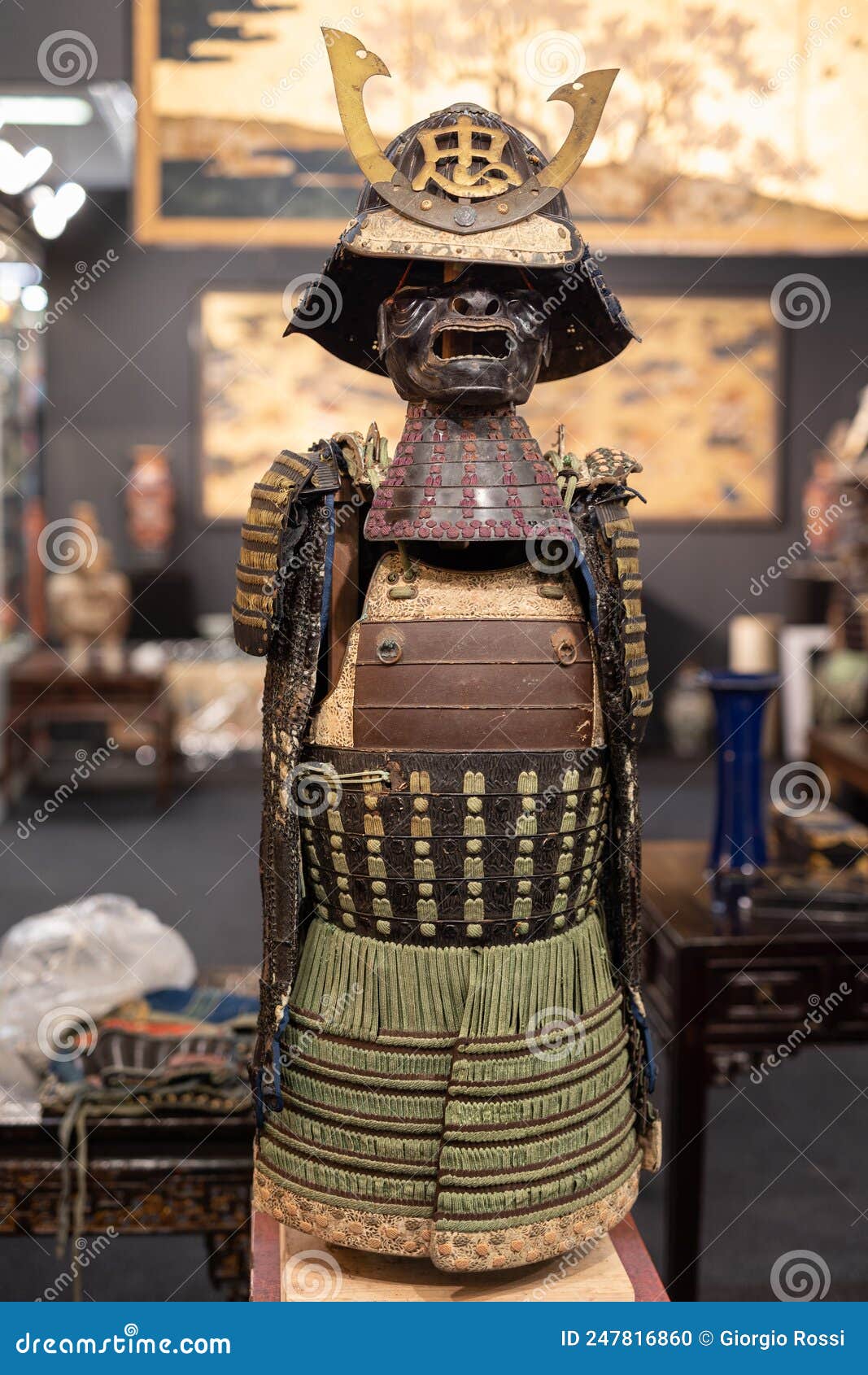 Armor of the Ancient Warriors of Japan: the Samurai Stock Photo - Image ...