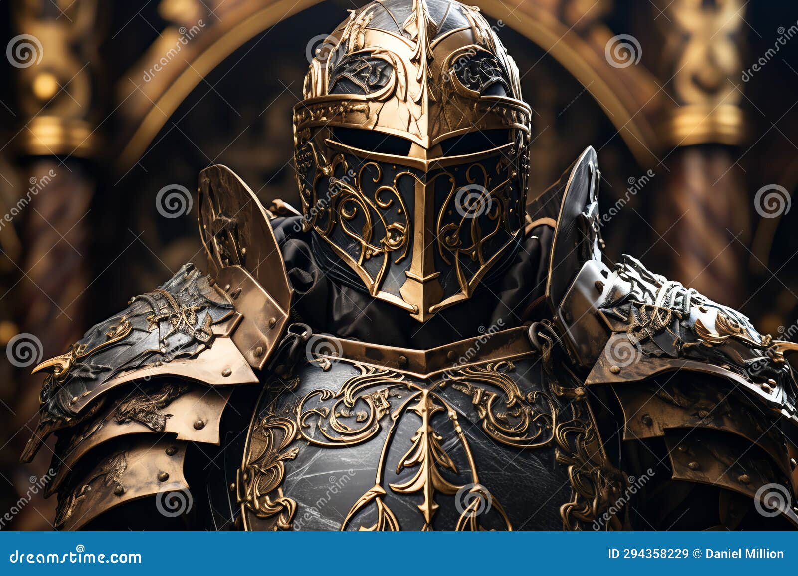 Armor-clad Medieval Fantasy Photo Stock Illustration - Illustration of ...