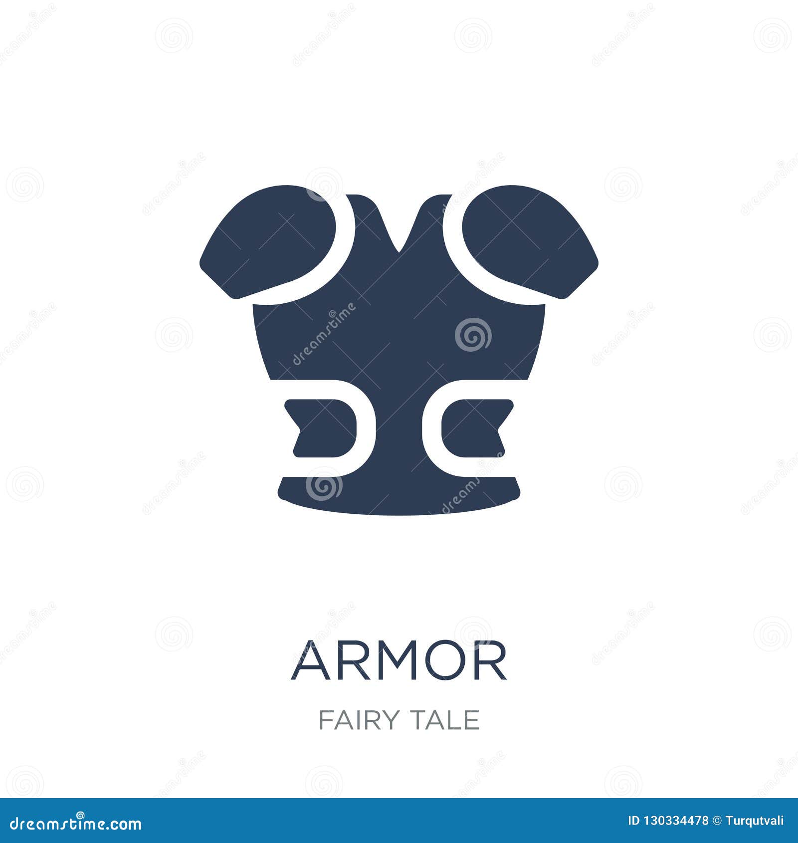 Armor Icon. Trendy Flat Vector Armor Icon on White Background Fr Stock ...