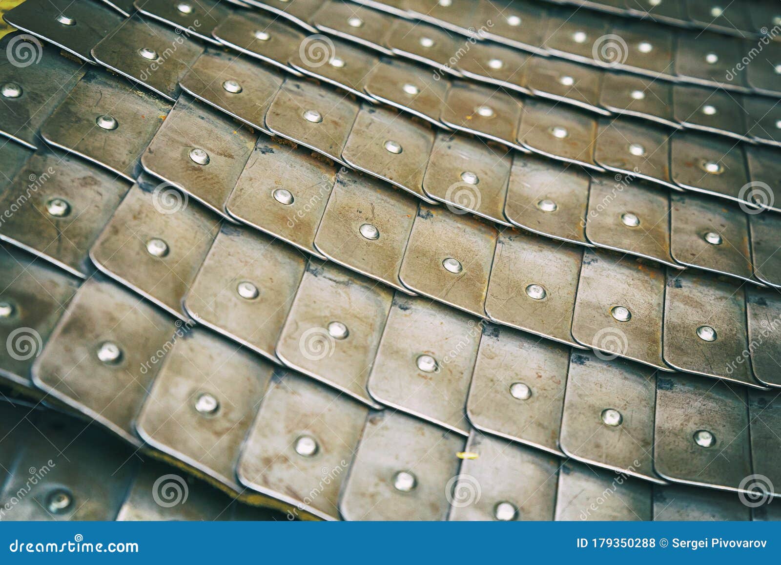 Armor Iron is Made Up of Iron Plates the Pattern of Protection of the ...