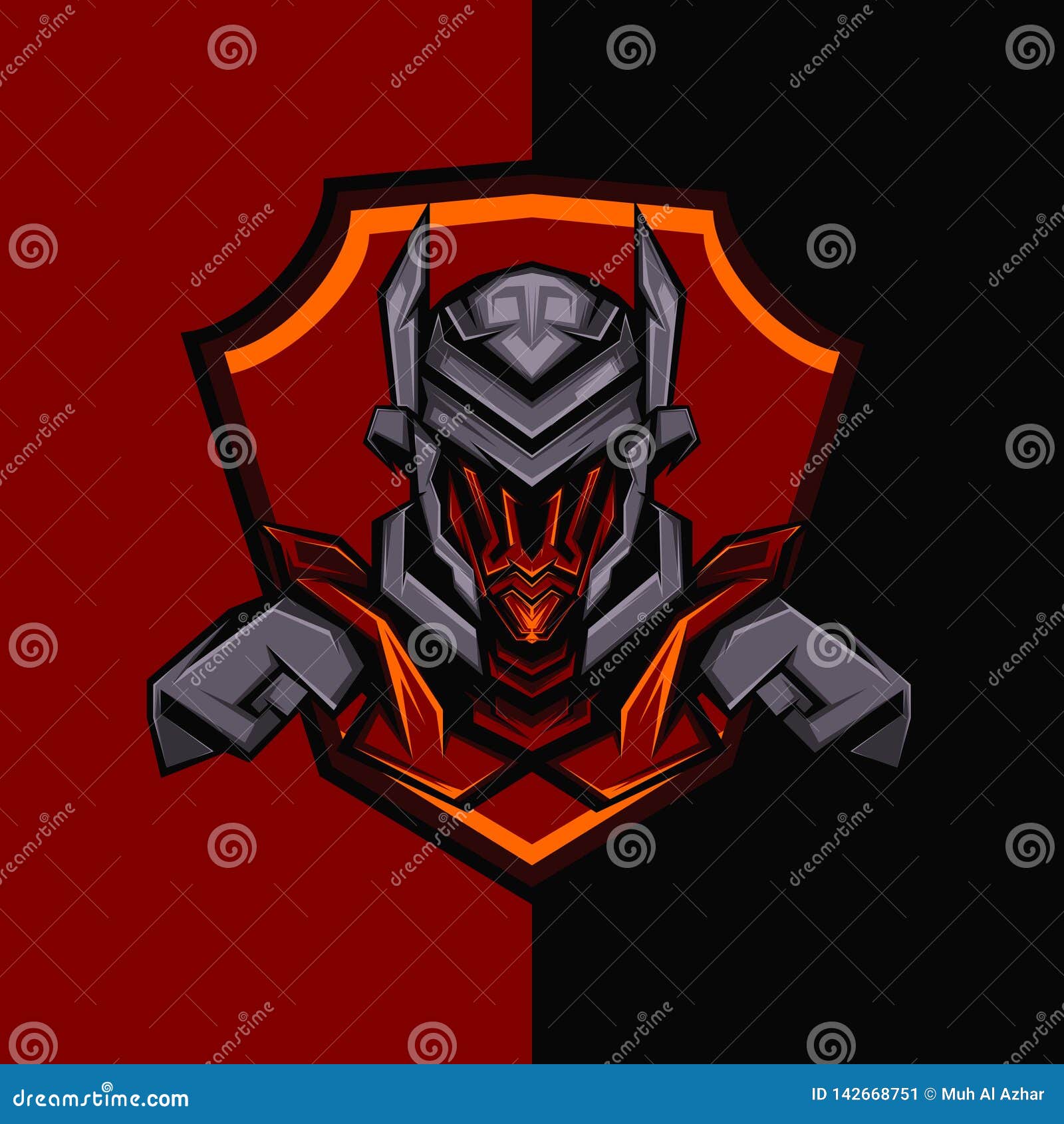 Armor logo design stock vector. Illustration of future - 142668751
