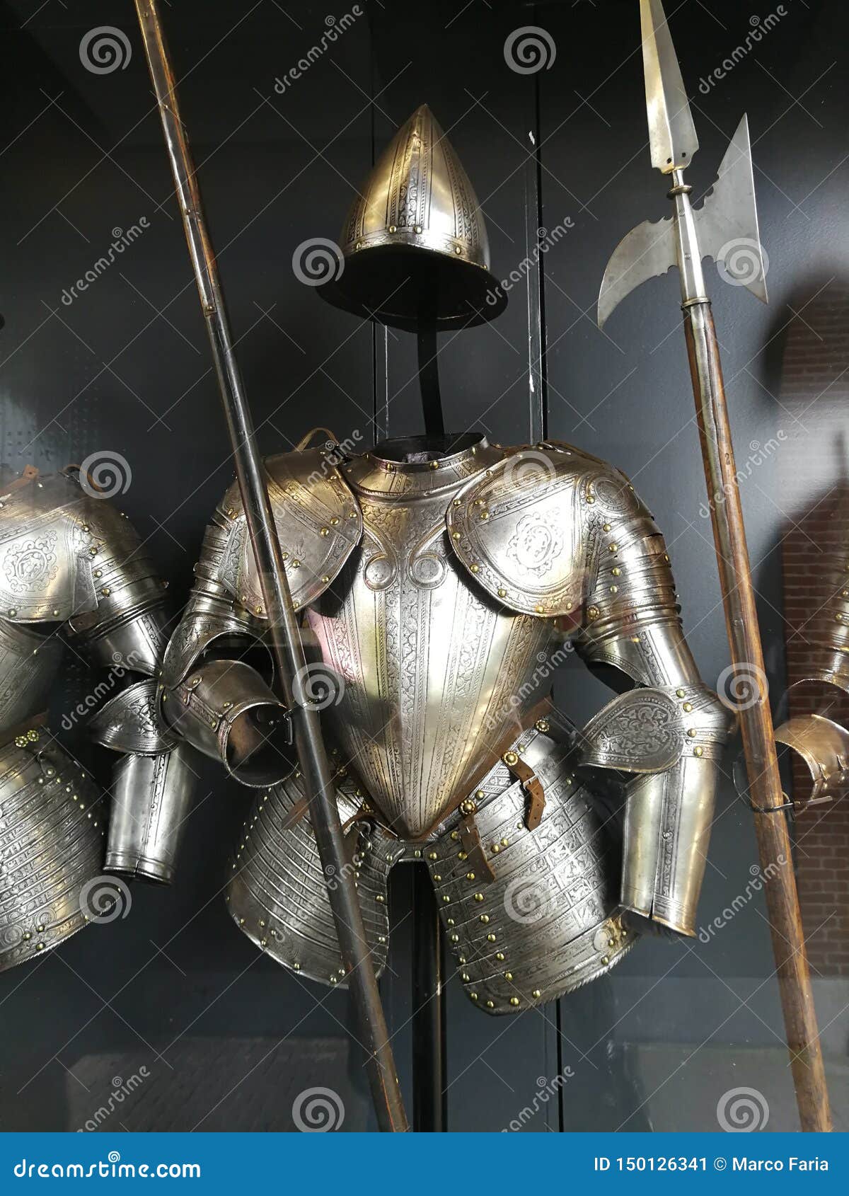 Armor stock image. Image of medieval, metal, iron, knight - 150126341