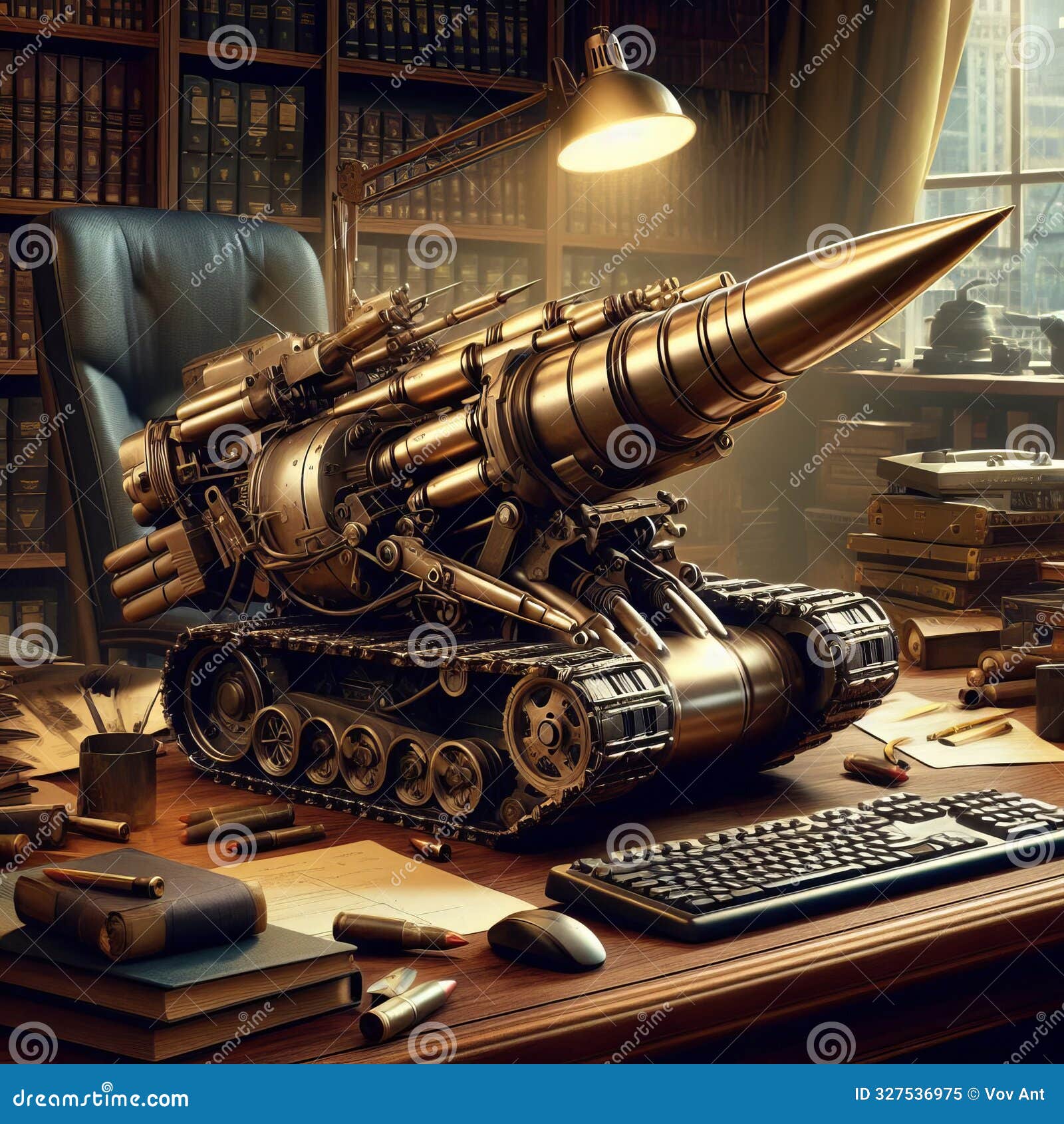 Armor Piercing Shell a Shell Designed To Penetrate Arm Stock Image ...