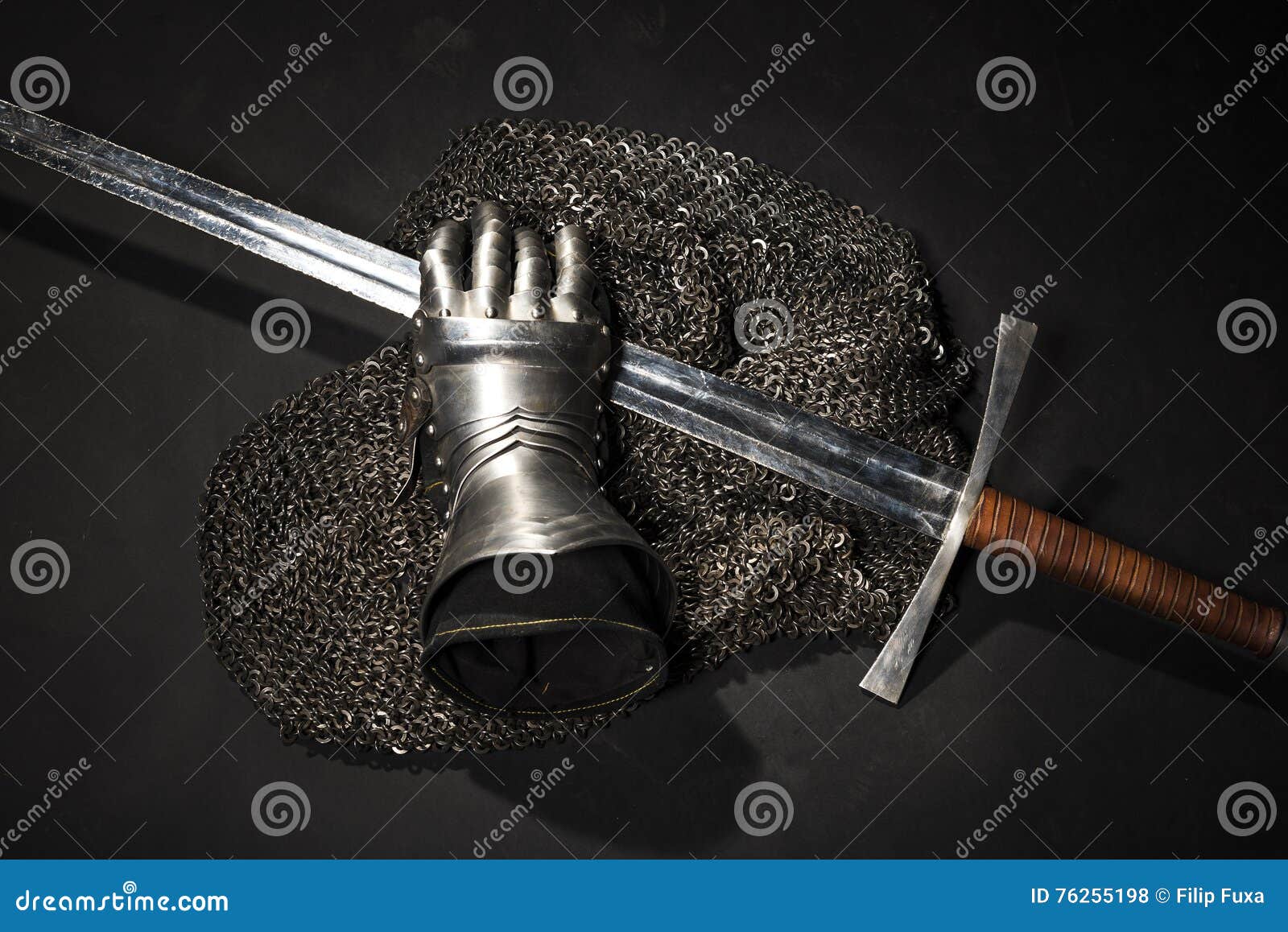 Gauntlet Holding Sword