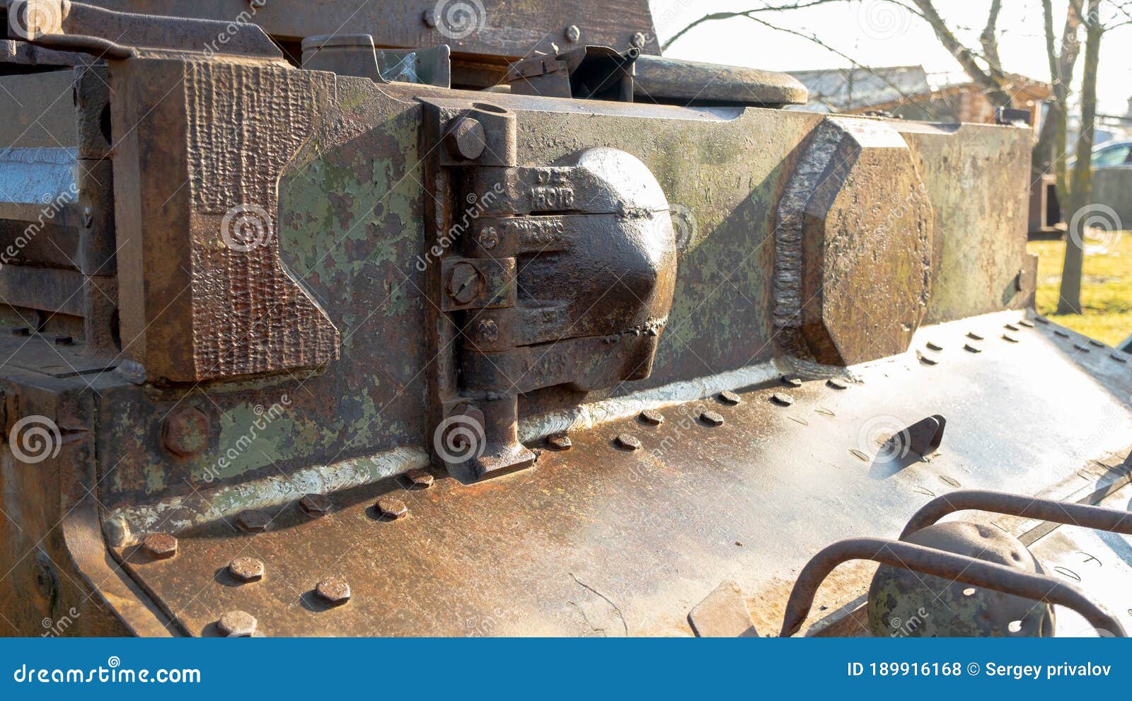 Armor of the Tank since the Second World War. Stock Photo - Image of ...