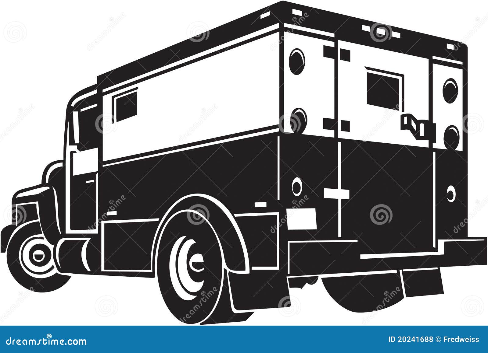 Armored Car stock vector. Illustration of protection - 20241688