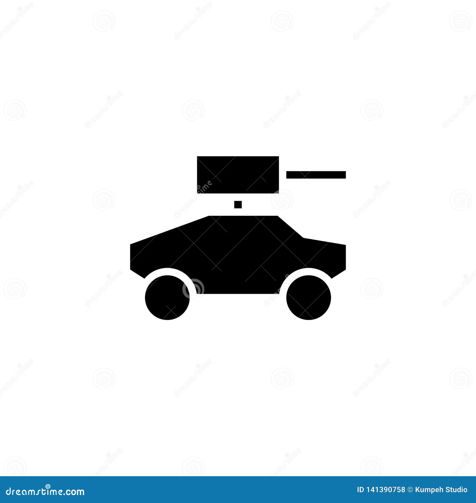 Armored Car Icon Solid. Vehicle and Transportation Icon Stock Stock ...