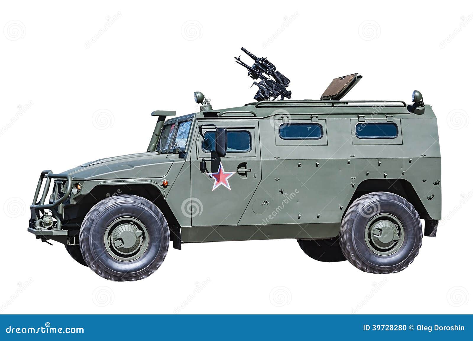 Armored Car Tiger isolated stock photo. Image of turret - 39728280