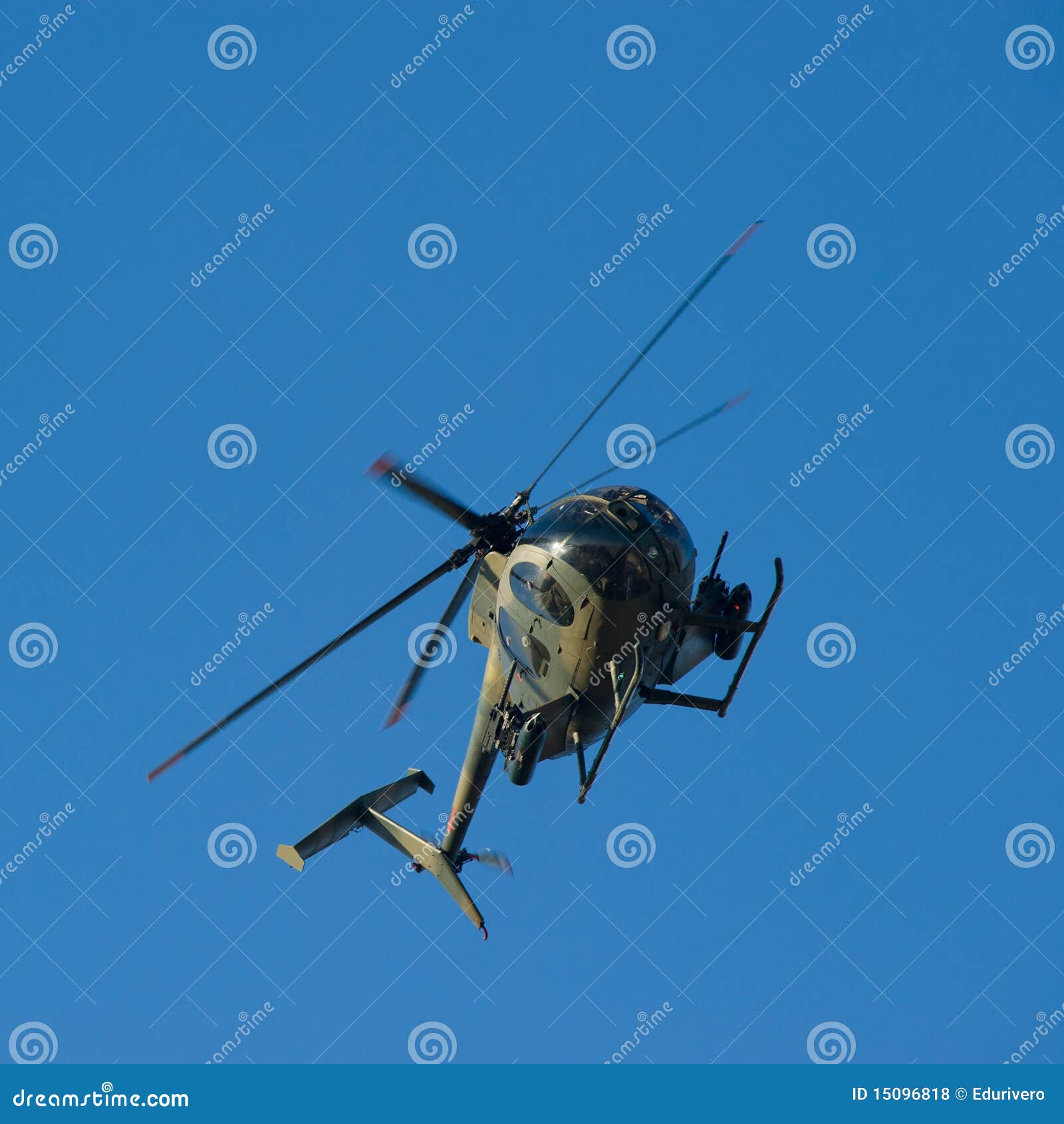 Armored Combat Helicopter stock photo. Image of deference - 15096818