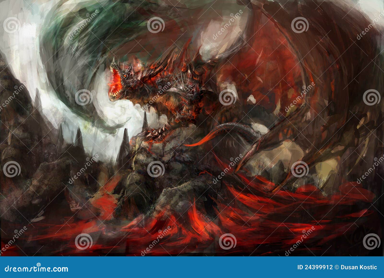 Armored Dragon Wallpaper