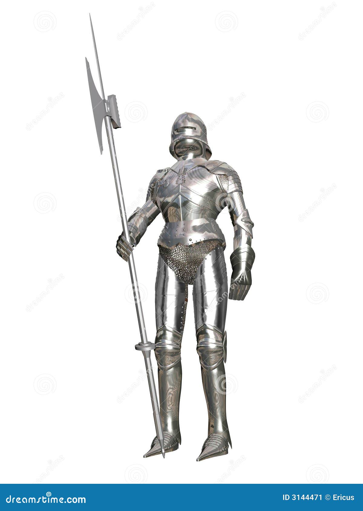 Armored guard stock illustration. Illustration of museum - 3144471