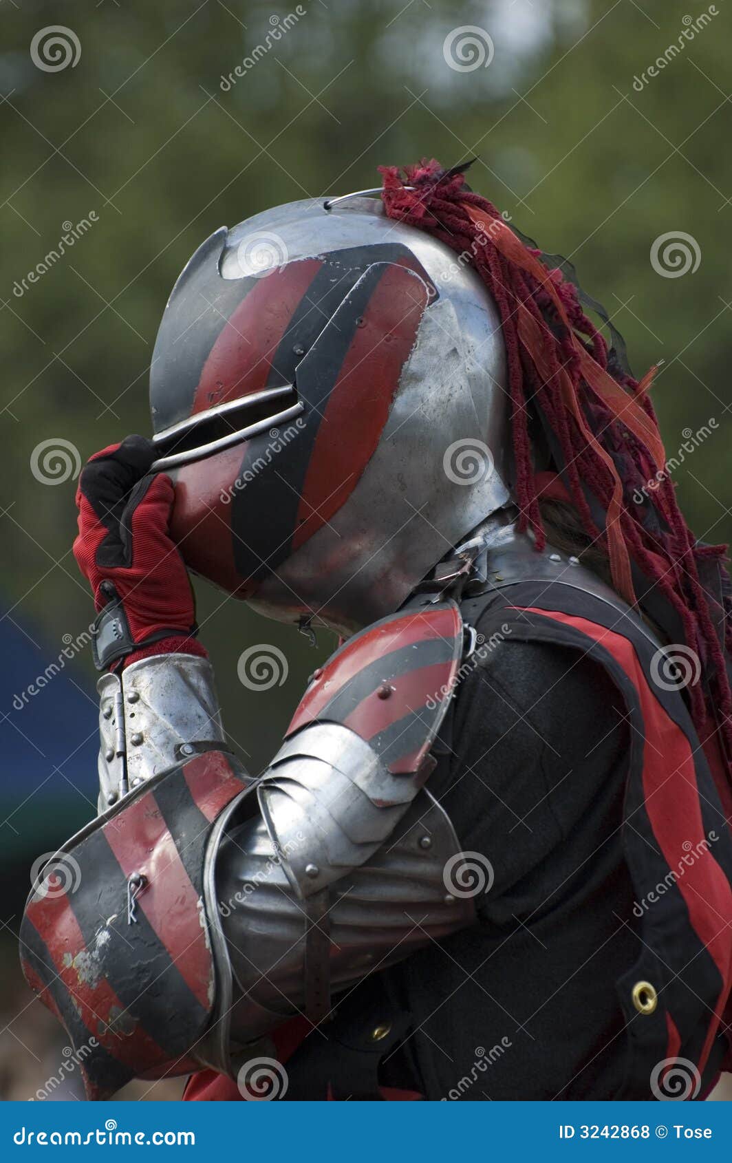 Armored knight stock photo. Image of thrust, knight, warrior - 3242868