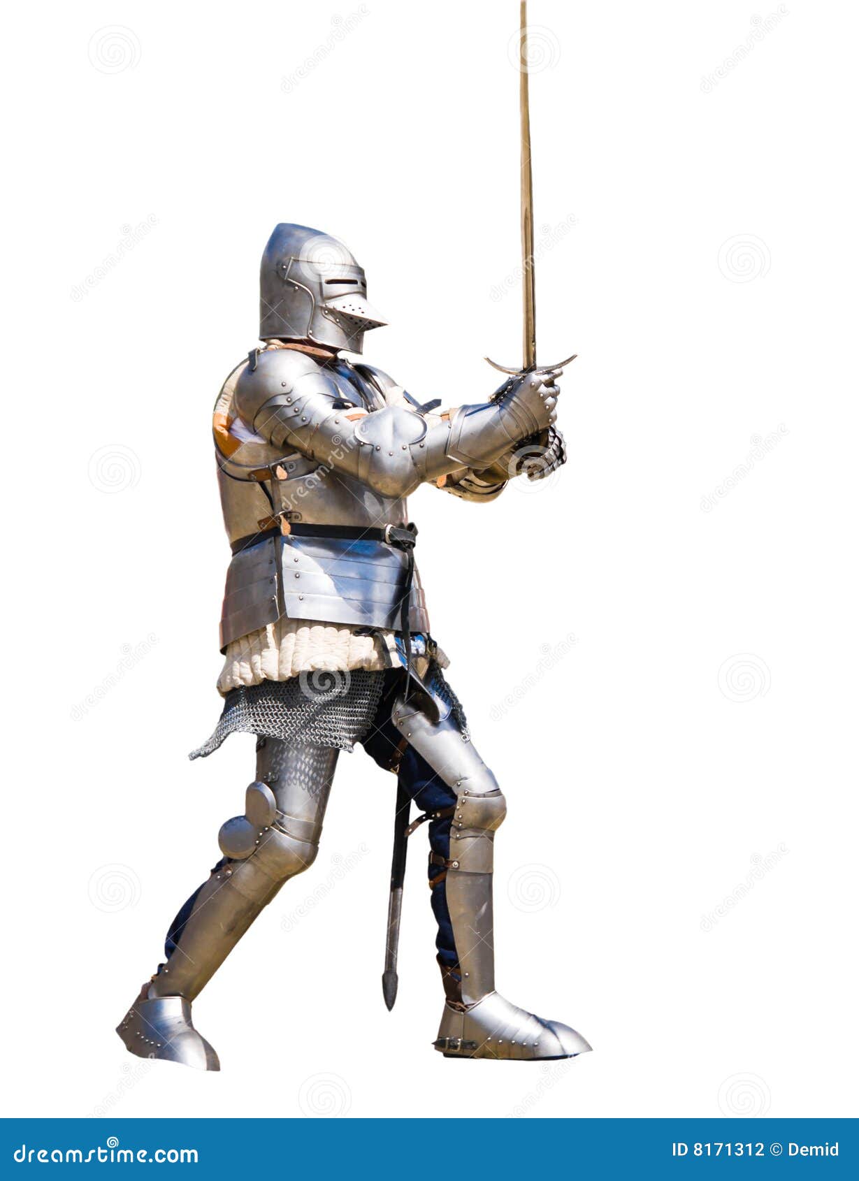 Armored knight stock photo. Image of metal, fashioned - 8171312